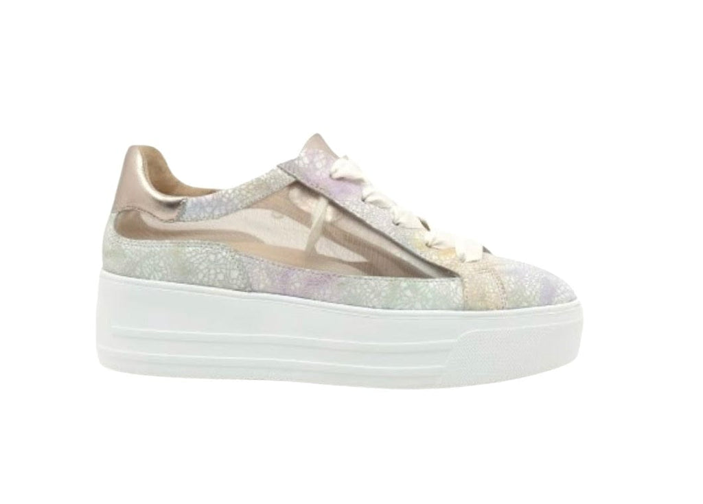 Softwaves Rainbow Mesh Platform Tie Sneaker – Shoooz On Park Ave